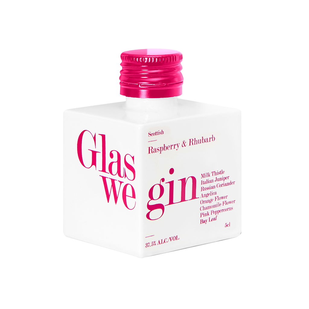Glaswegin Raspberry and Rhubarb Gin | Miniature www.elliescellar.com