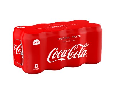 Coca Cola 8 Pack - www.elliescellar.co.uk